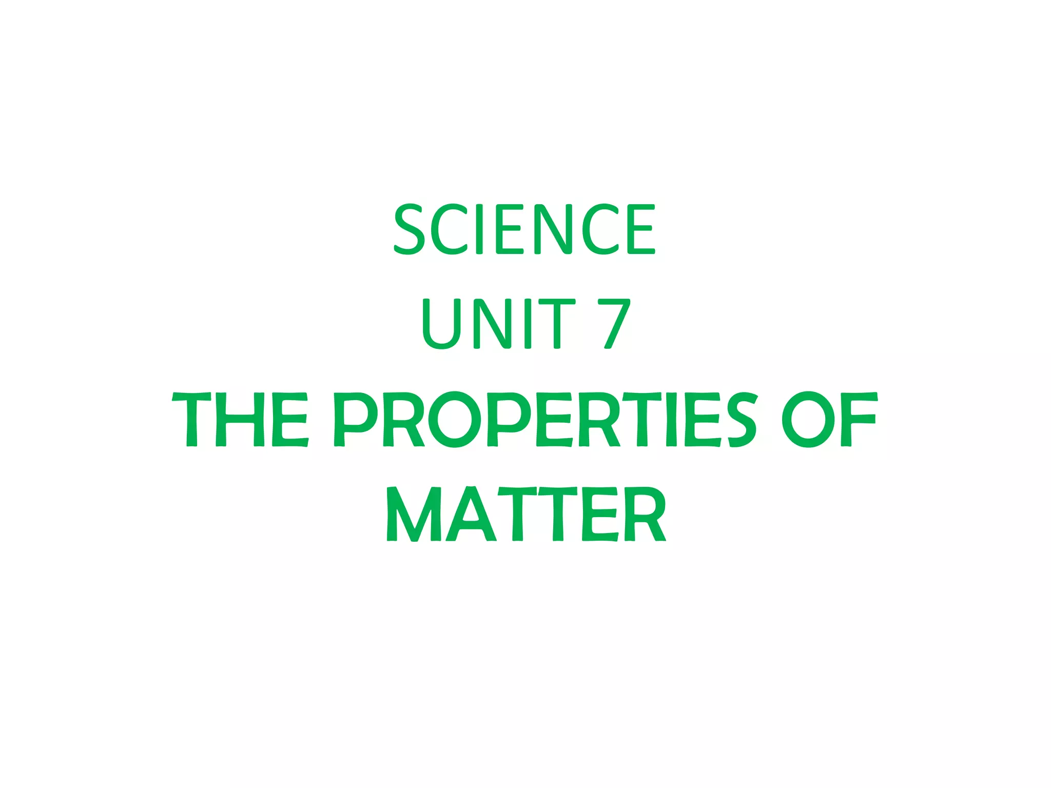 Unit 7 | PPT