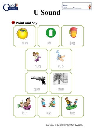 Unit 7.1 u sound 1 | PDF