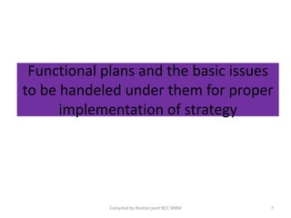 Unit 7 implementation phase of strategic management | PPTX