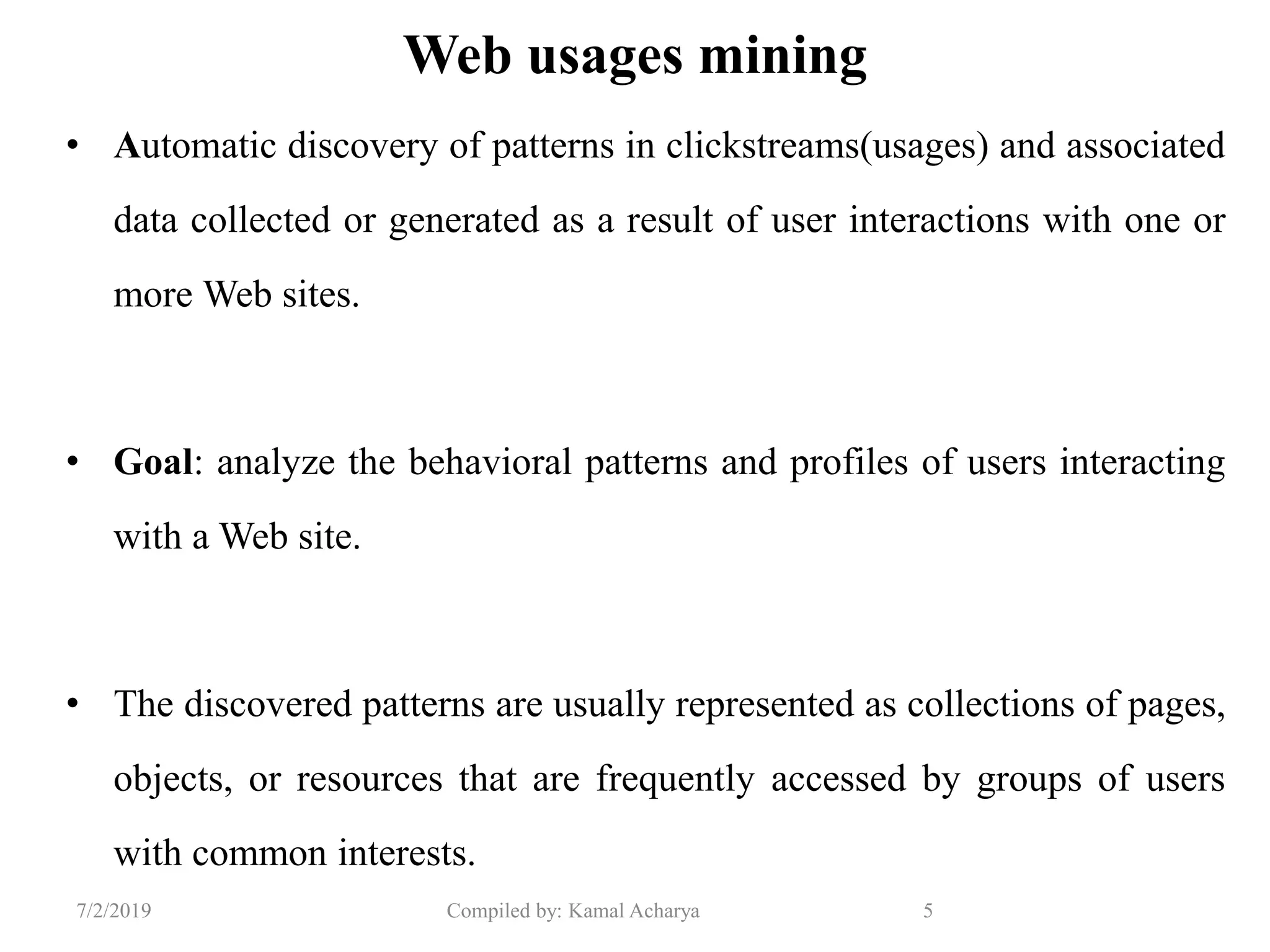 Web Mining | PPT