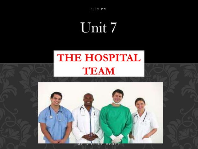 English for Nursing 1 - Unit 7 - PowerPoint / Part 2 | PPT