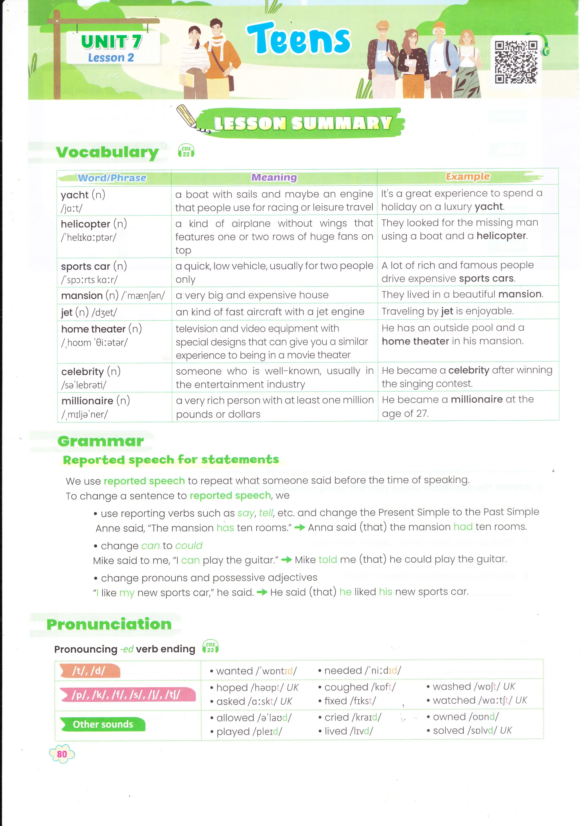 Bồi dưỡng tiếng anh I Learn smart 8 Unit 7 | PDF