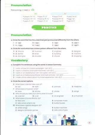 Bồi dưỡng tiếng anh I Learn smart 8 Unit 7 | PDF