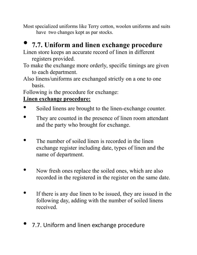 House keeping. hotel management slide shere | PDF