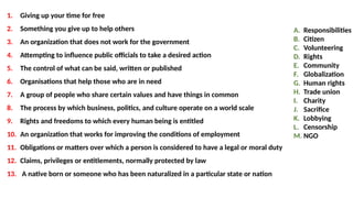 Unit 7.pptx about citizenship and its many branches | PPTX
