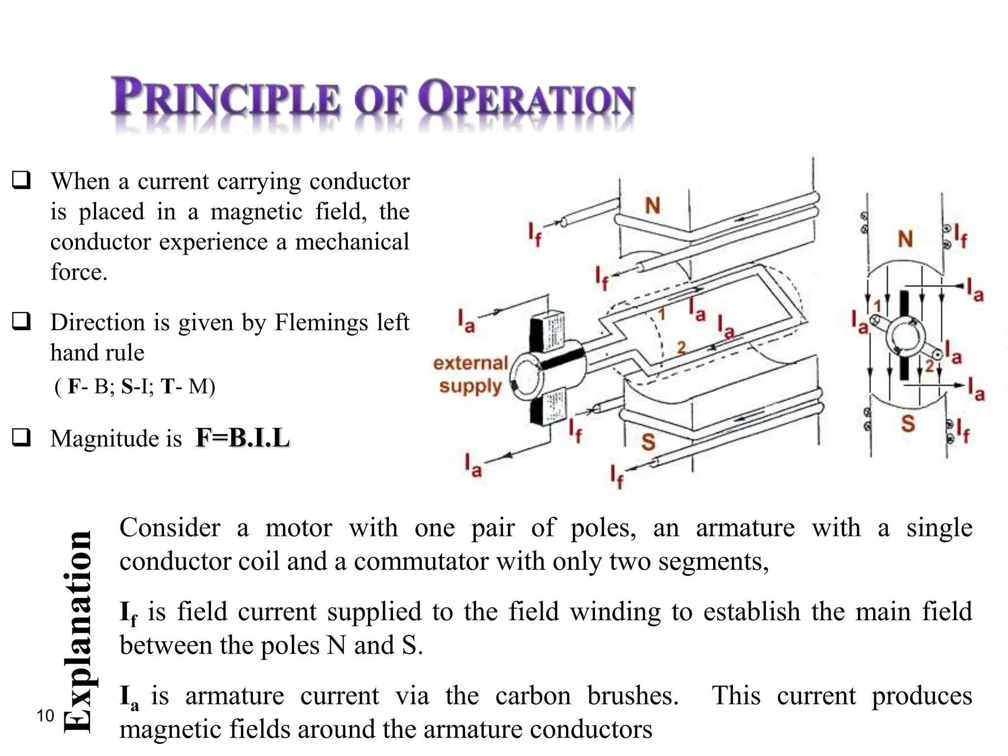 Construction DC motor and it application | PPT