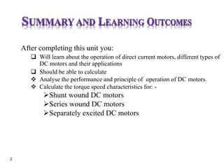 Construction DC motor and it application | PPT