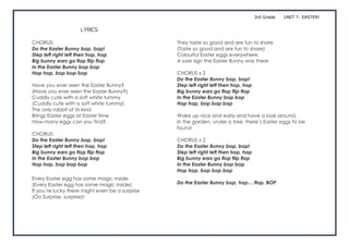 3rd Grade UNIT 7 | PDF