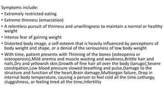 Unit 7 eating disorders | PPTX