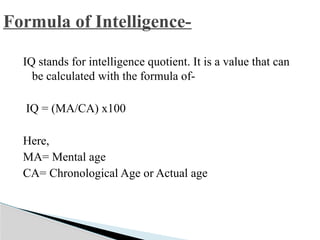 Unit 7- Intelligence.ppt, presentation- intelligence | PPT