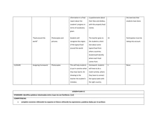 Unit 7 lesson plan | DOCX