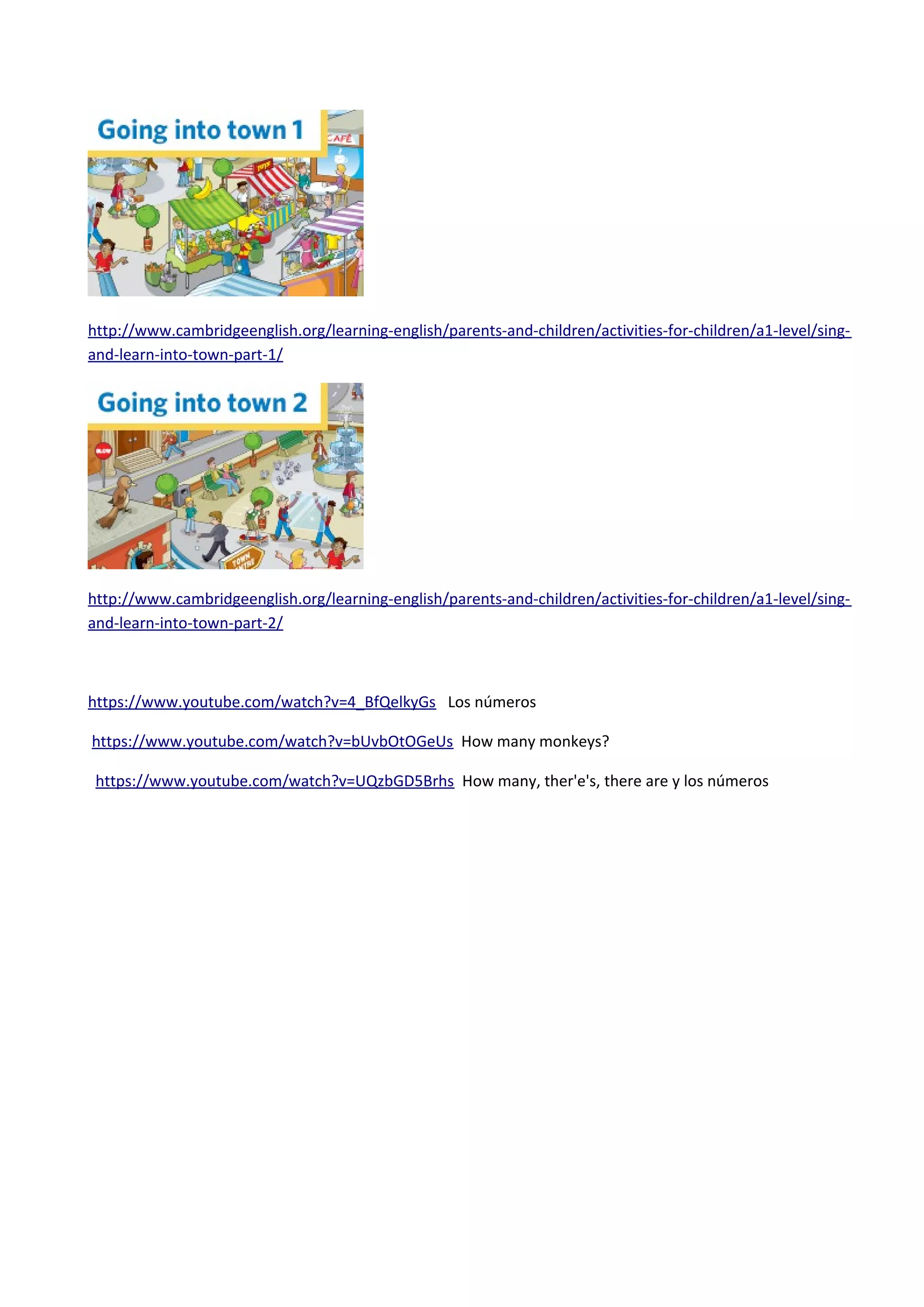 Unit 7 lets explore my town! | PDF