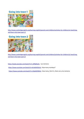 Unit 7 lets explore my town! | PDF