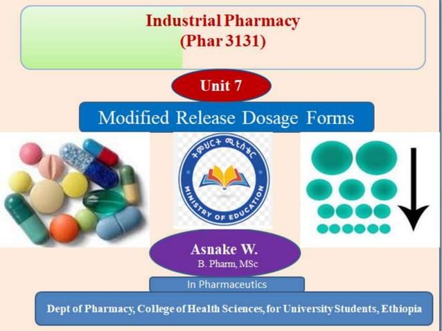 Unit 7-Modified Release Dosage Forms.pptx