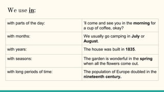 Unit 7 - Prepositions of time.pptx