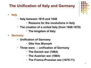 Unit 7 - The Unification of Italy and Germany | PPT