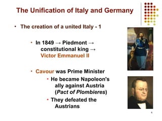 Unit 7 - The Unification of Italy and Germany | PPT