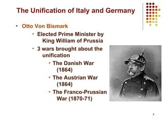 Unit 7 - The Unification of Italy and Germany | PPT