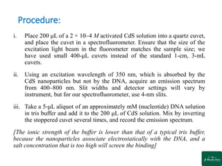 Probing of DNA structured with Nanoparticles | PPT