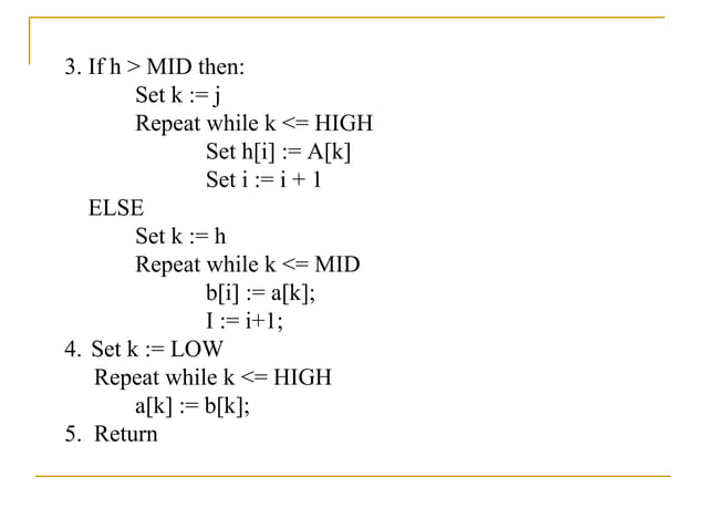 Unit 7 sorting | PPT