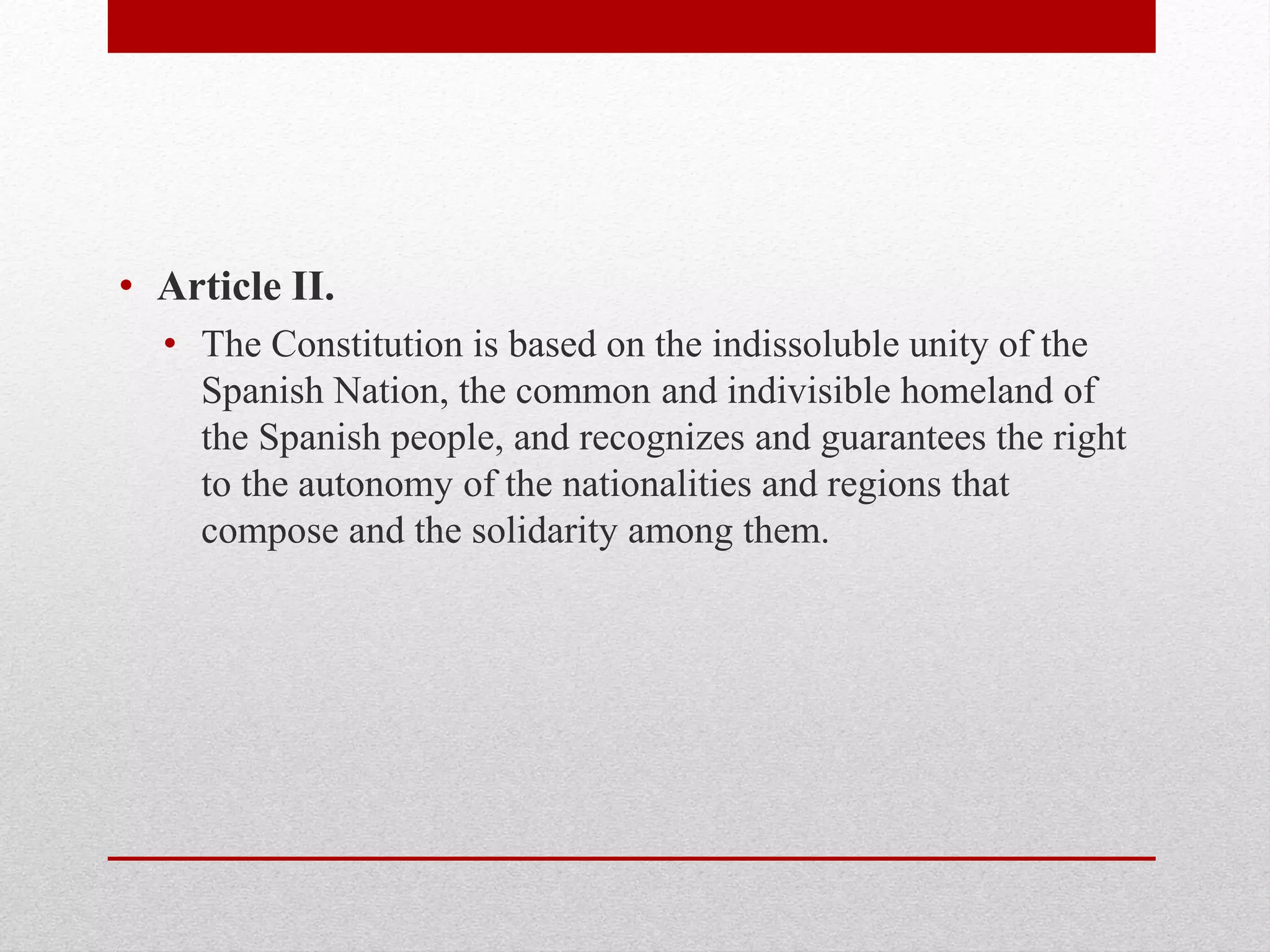 Unit 7. spanish constitution | PPT