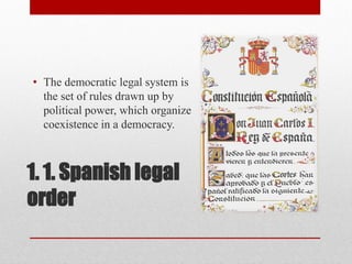 Unit 7. spanish constitution | PPT