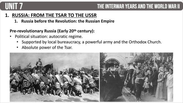 UNIT 7 - The Interwar Years and the World War II (I).pdf | Land and ...