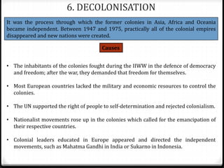 Unit 7 - The IIWW and decolonisation | PPT