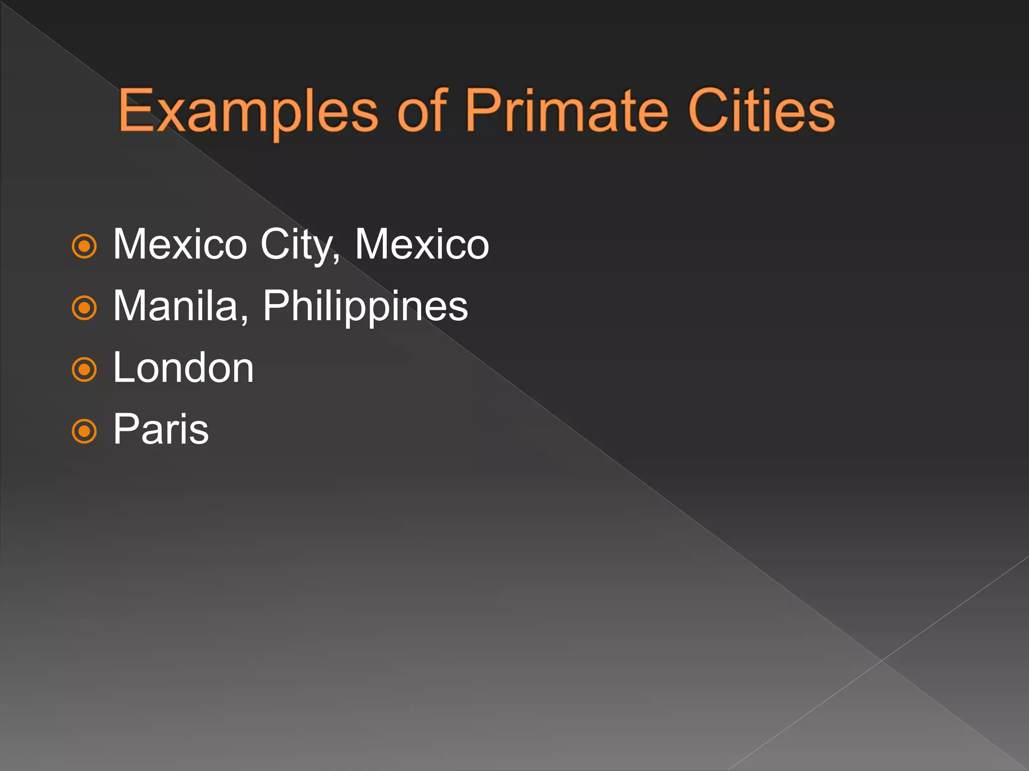 Unit 7 - Urban Geography | PPT