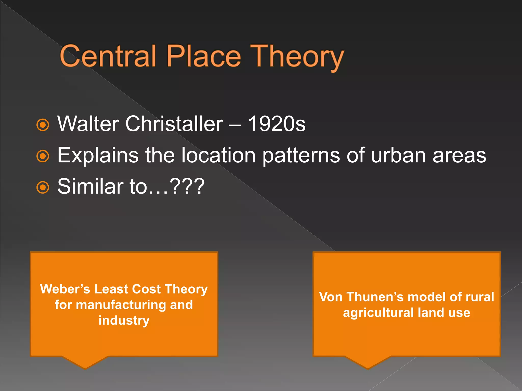 Unit 7 - Urban Geography | PPT