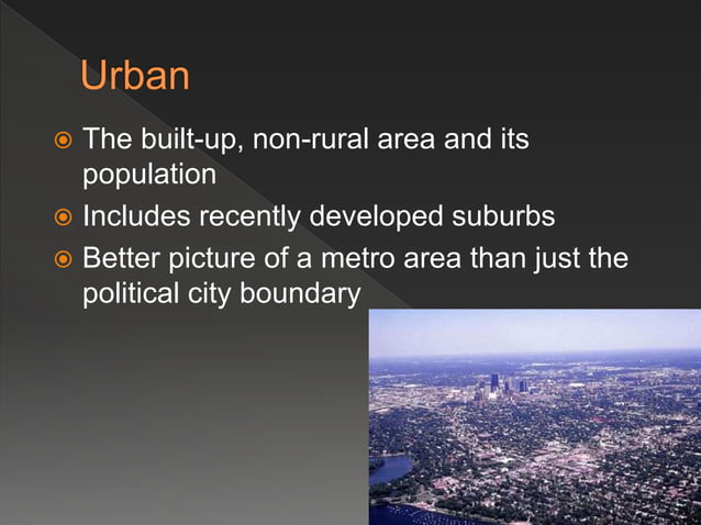 Unit 7 - Urban Geography | PPT