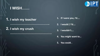 Unit 7 wishes | PPTX