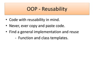 Unit 71 - Object Oriented Design For Computer Games | PPTX | Programming Languages | Computing