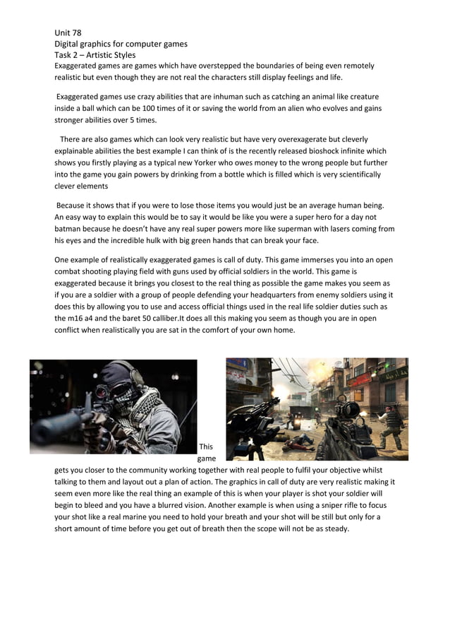 Unit 78 task 2 | PDF