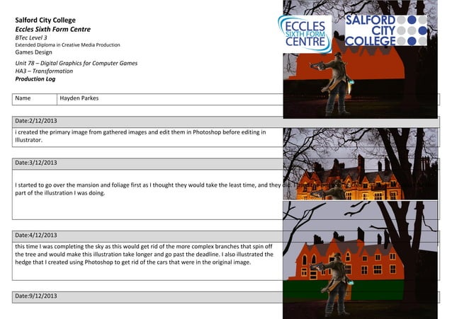 Unit78 production log | DOC