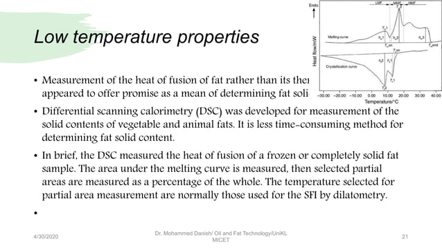 Analysis of oil and Fat(Unit 7) | PPTX | Chemistry | Science
