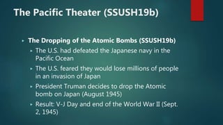 Unit 7B World War II | PPTX
