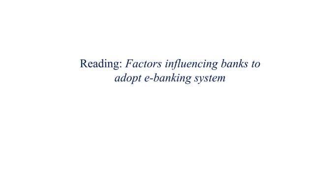 Unit 7 banking | PPT