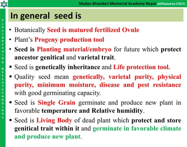 Unit 7 Definition of Seed and Seed materials.pptx