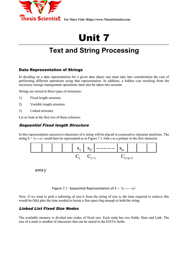 Data Representation of Strings | PDF | Programming Languages | Computing