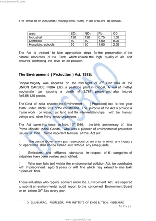 Unit 7 envt_policy_legislation_rules_and_regulations | PDF