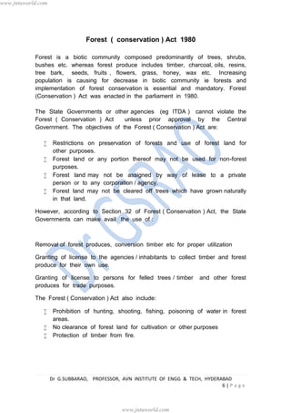 Unit 7 envt_policy_legislation_rules_and_regulations | PDF