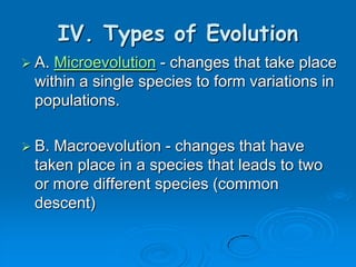 Unit 7 evolution 1 | PPT
