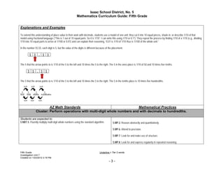 Unit 7 Fifth Grade cs 2012 2013 | PDF | Homework and Study | Education