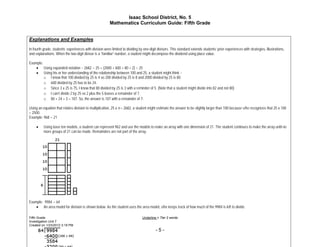 Unit 7 Fifth Grade cs 2012 2013 | PDF