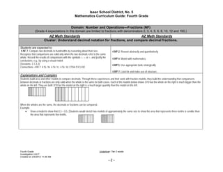 Unit 7 Fourth Grade 2012 2013 | PDF