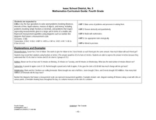 Unit 7 Fourth Grade 2012 2013 | PDF