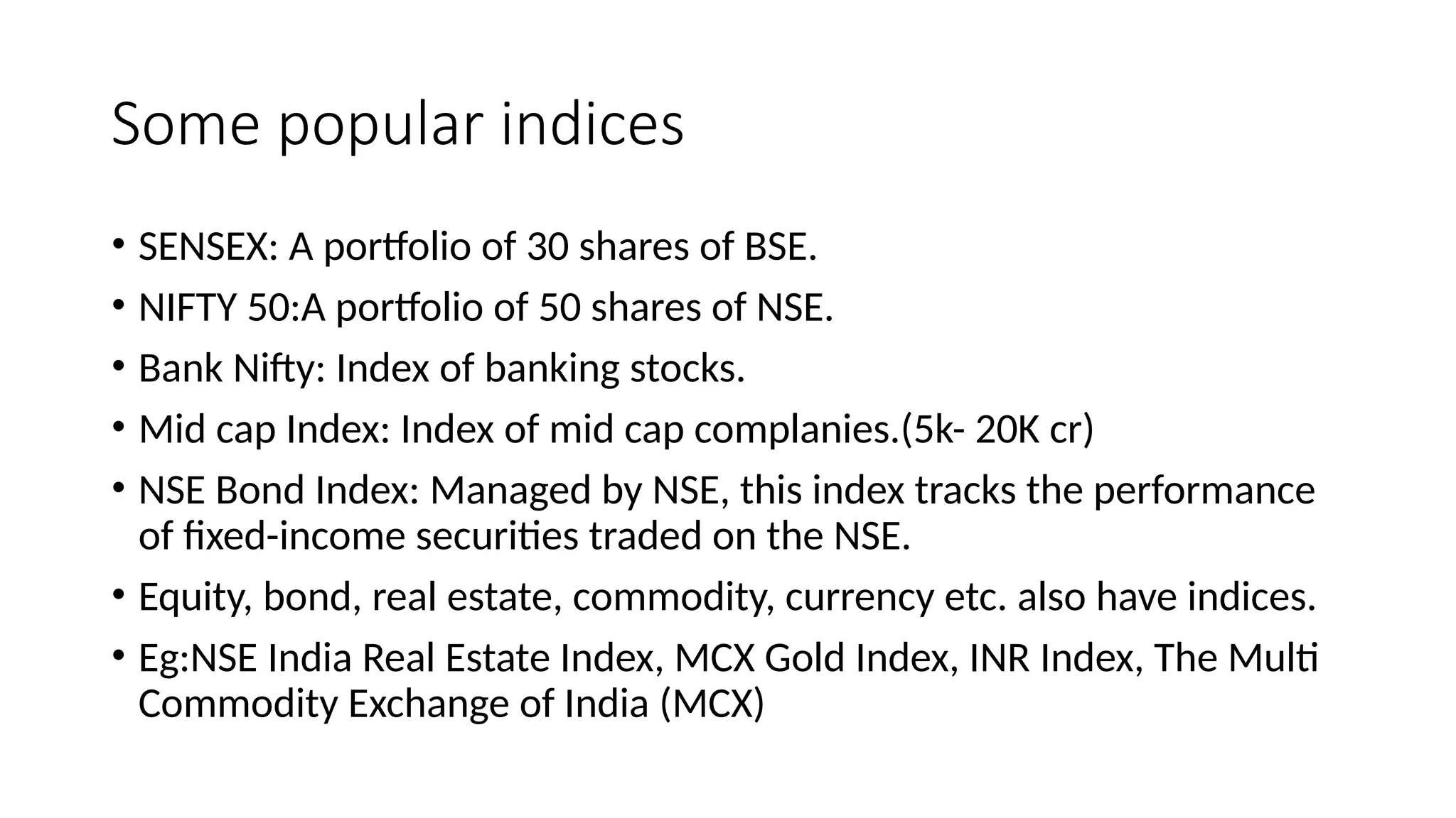 Indexing & bench Marking power Point presentation | PPTX
