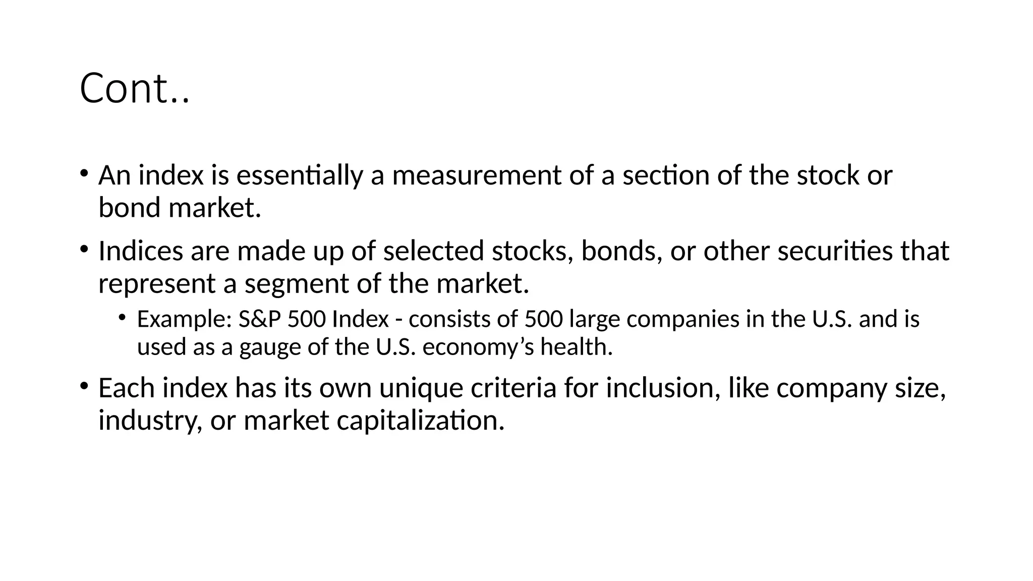 Indexing & bench Marking power Point presentation | PPT