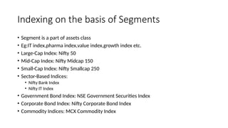 Indexing & bench Marking power Point presentation | PPT